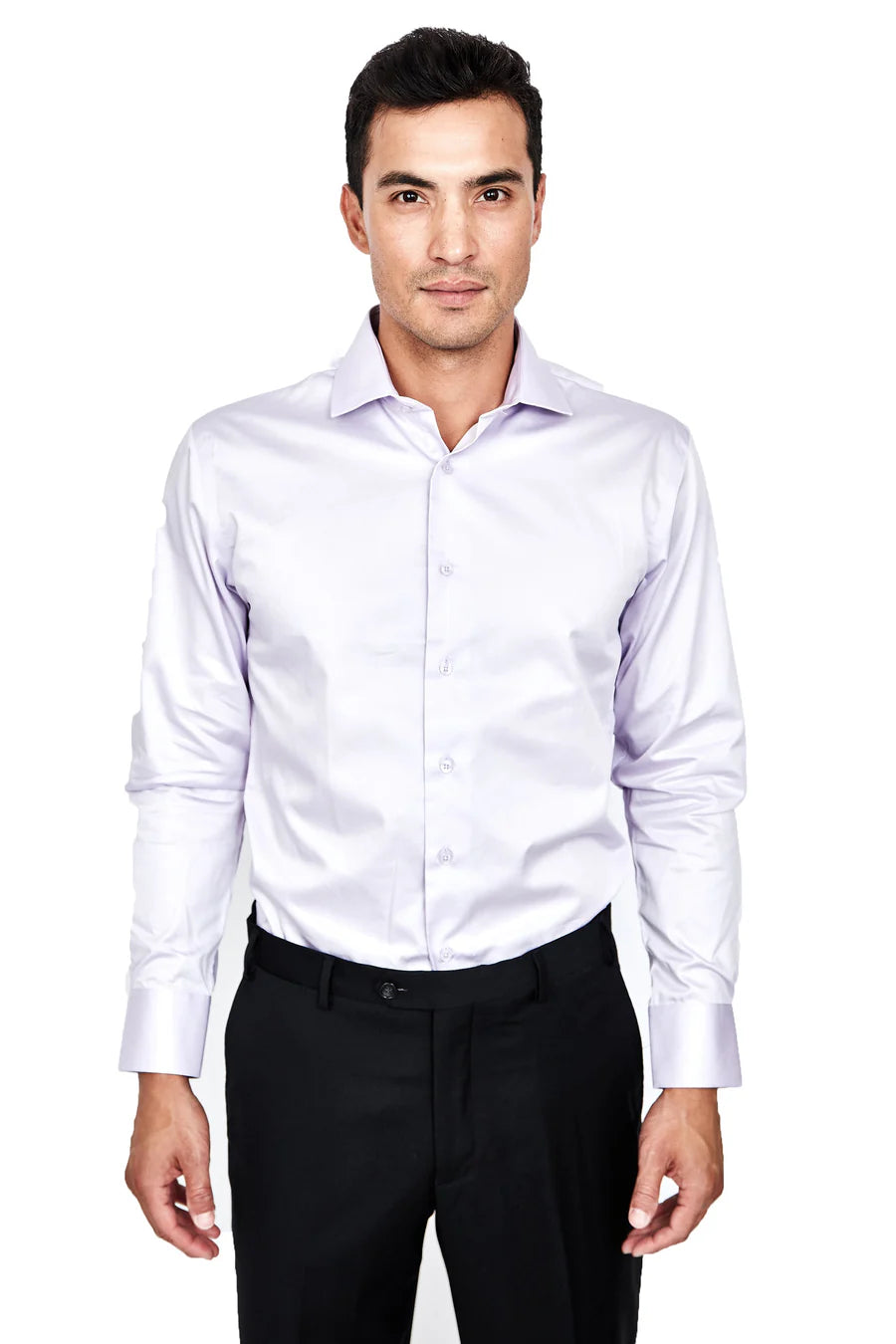 100% Premium Cotton Lavender Shirt – Carmel Tailoring & Fine Clothier